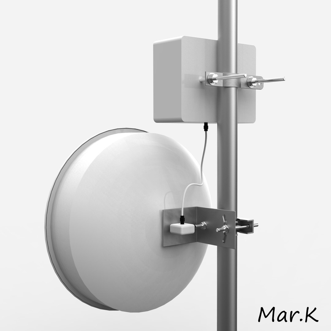 Wireless Antenna 3d Model