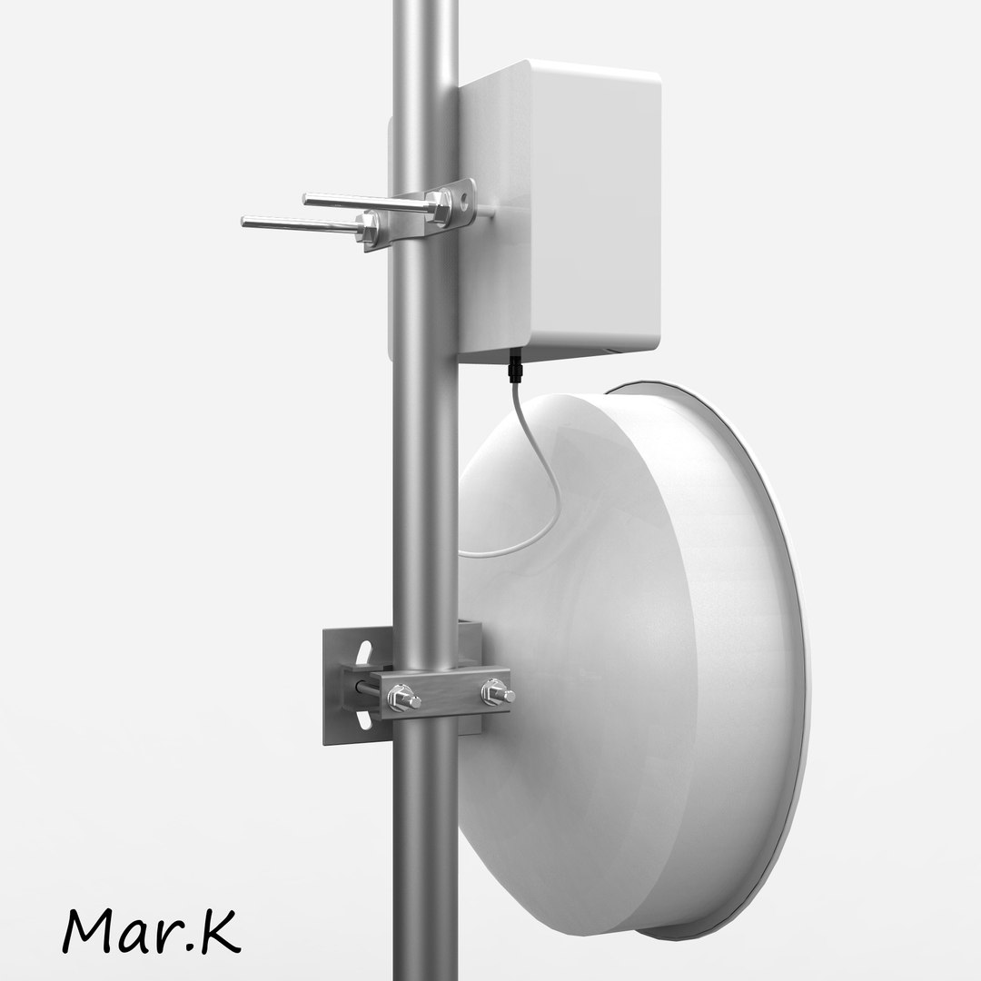 Wireless Antenna 3d Model