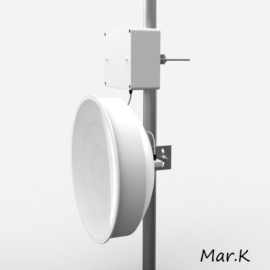 Wireless Antenna 3d Model