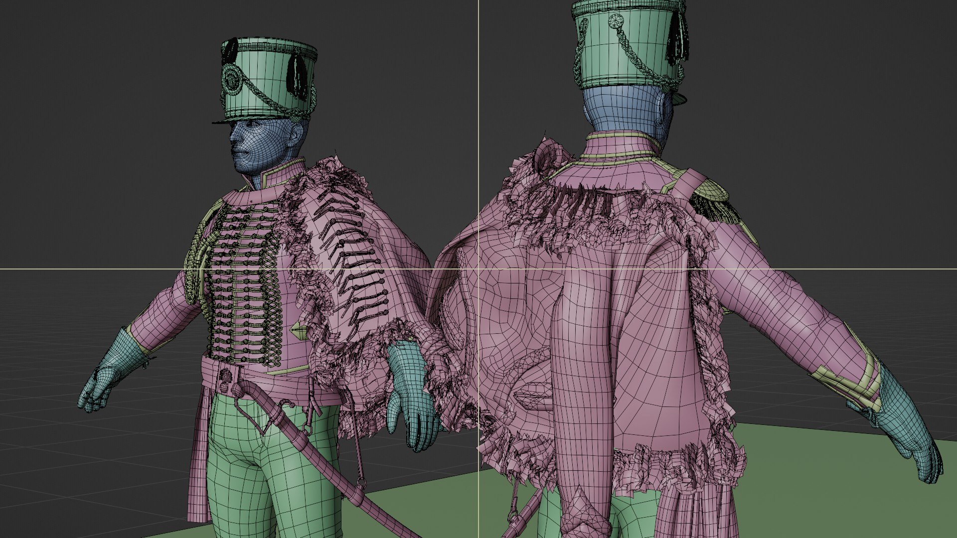 3D Soldier Napoleon High Rank Officer Rigged model - TurboSquid 2017404