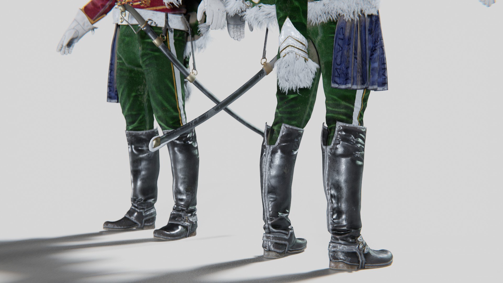 3D Soldier Napoleon High Rank Officer Rigged Model - TurboSquid 2017404