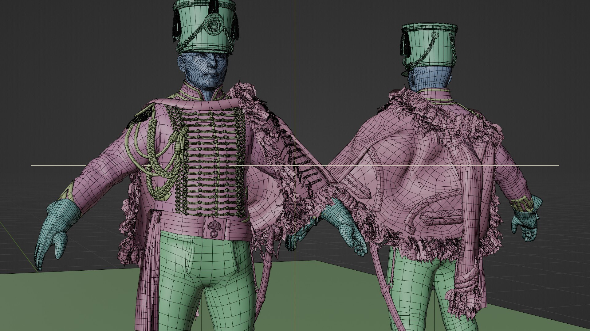 3D Soldier Napoleon High Rank Officer Rigged model - TurboSquid 2017404