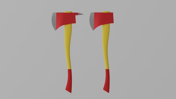 Cartoon Fire Axe 3D model - TurboSquid 1819361