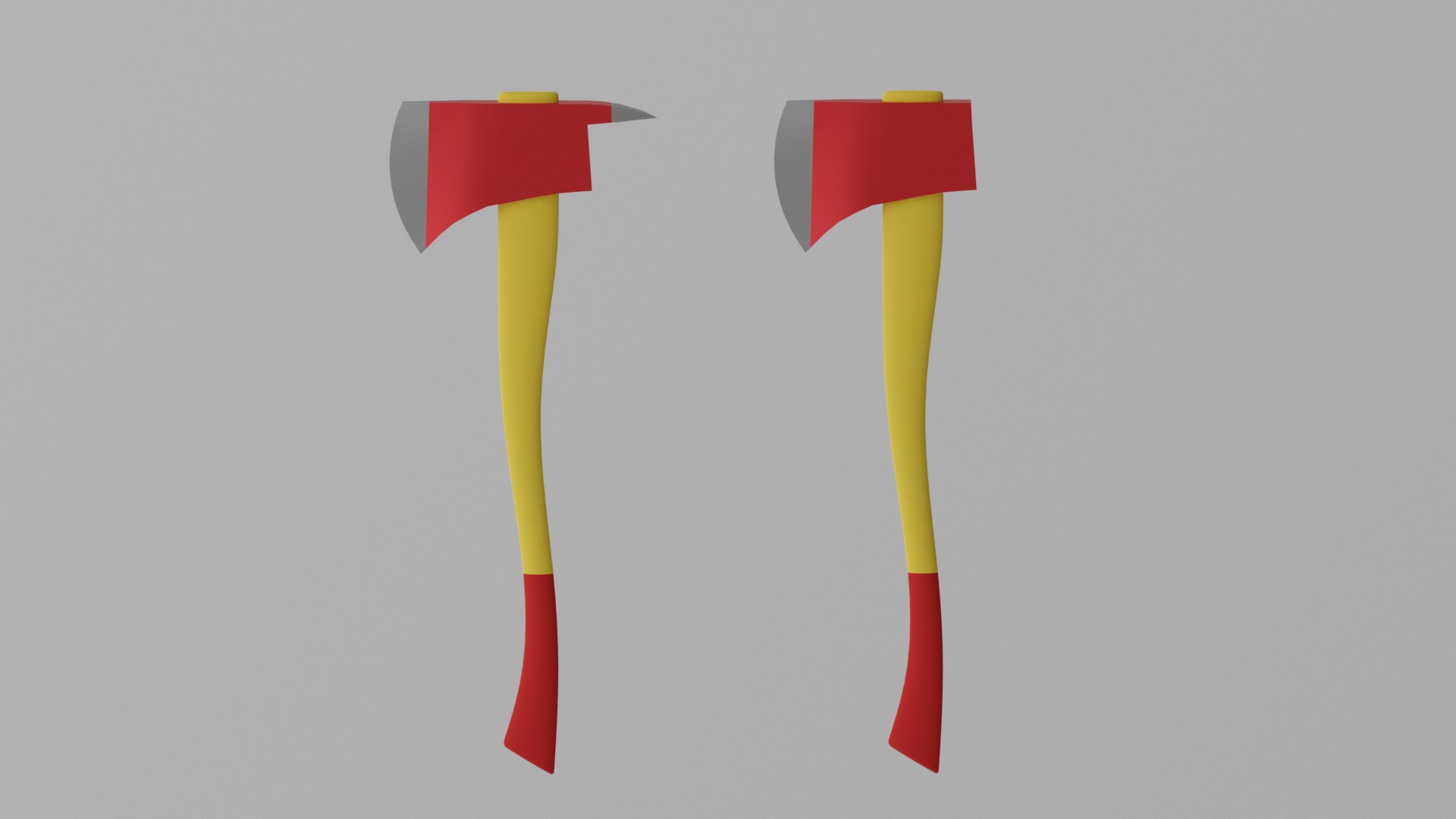Cartoon Fire Axe 3D Model - TurboSquid 1819361
