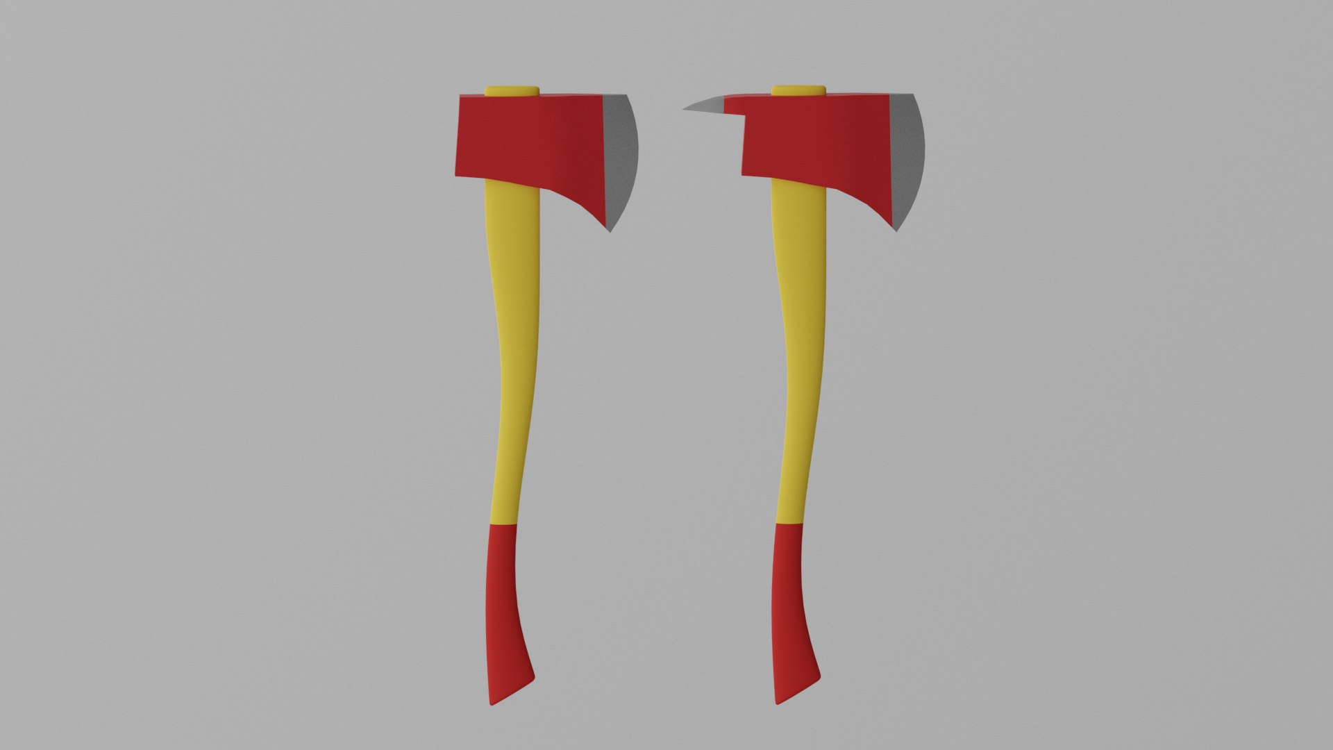 Cartoon Fire Axe 3D Model - TurboSquid 1819361