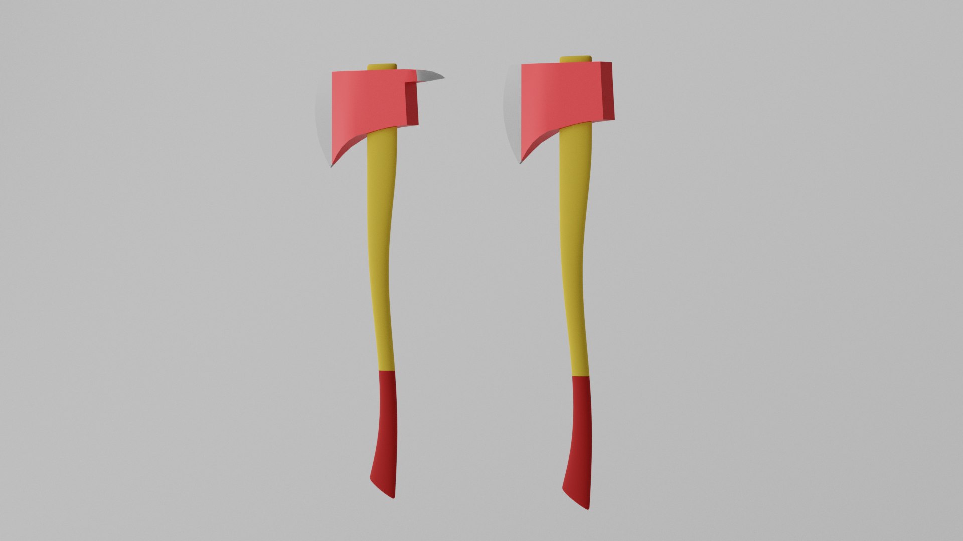Cartoon Fire Axe 3D Model - TurboSquid 1819361