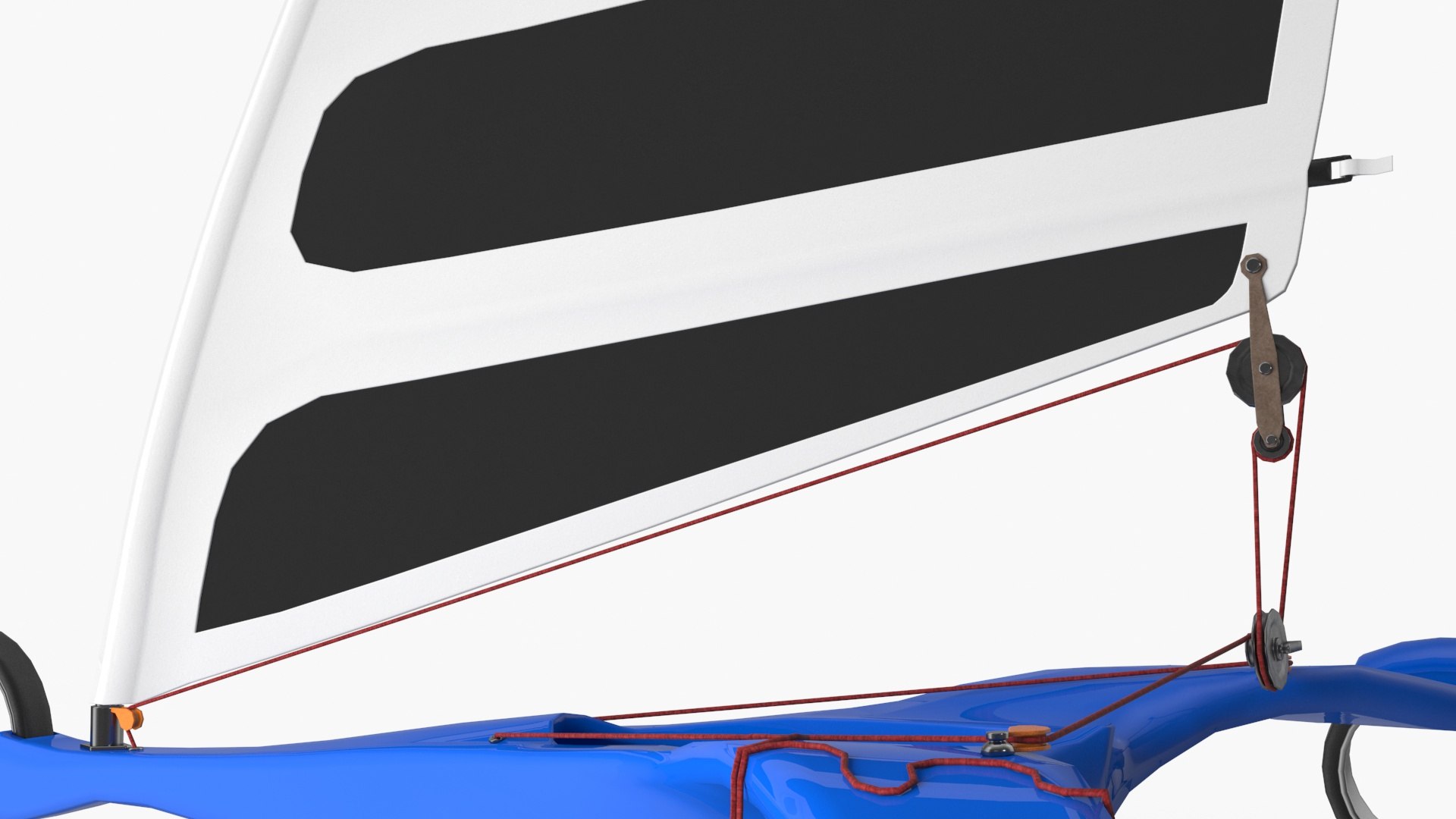 3D Modern Land Sand Yacht Blue Rigged - TurboSquid 2218565