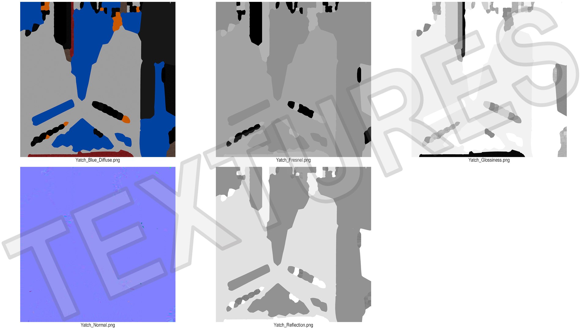 3D Modern Land Sand Yacht Blue Rigged - TurboSquid 2218565