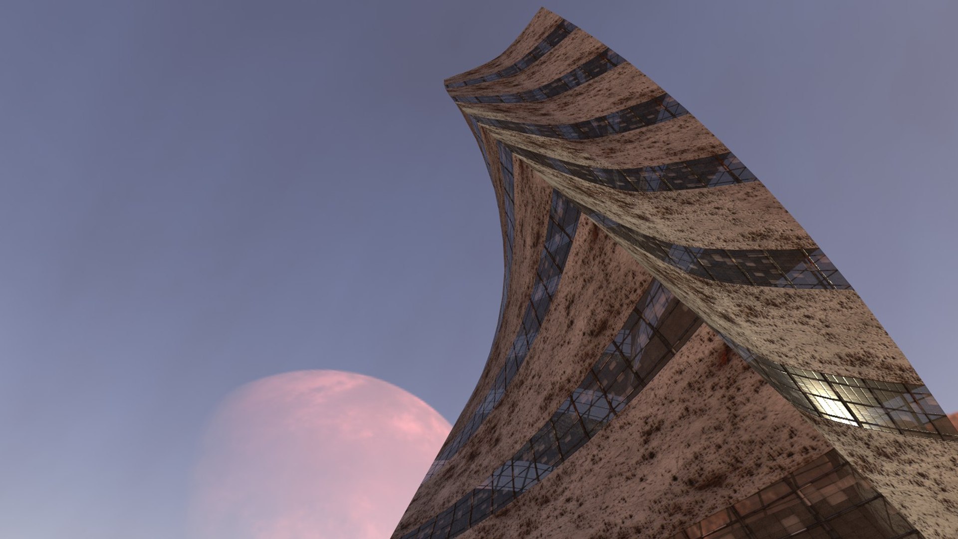 Post Apocalyptic Building 3D Model - TurboSquid 1553375