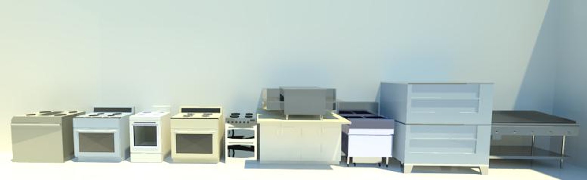 Revit Kitchen Appliances Family 3d Model