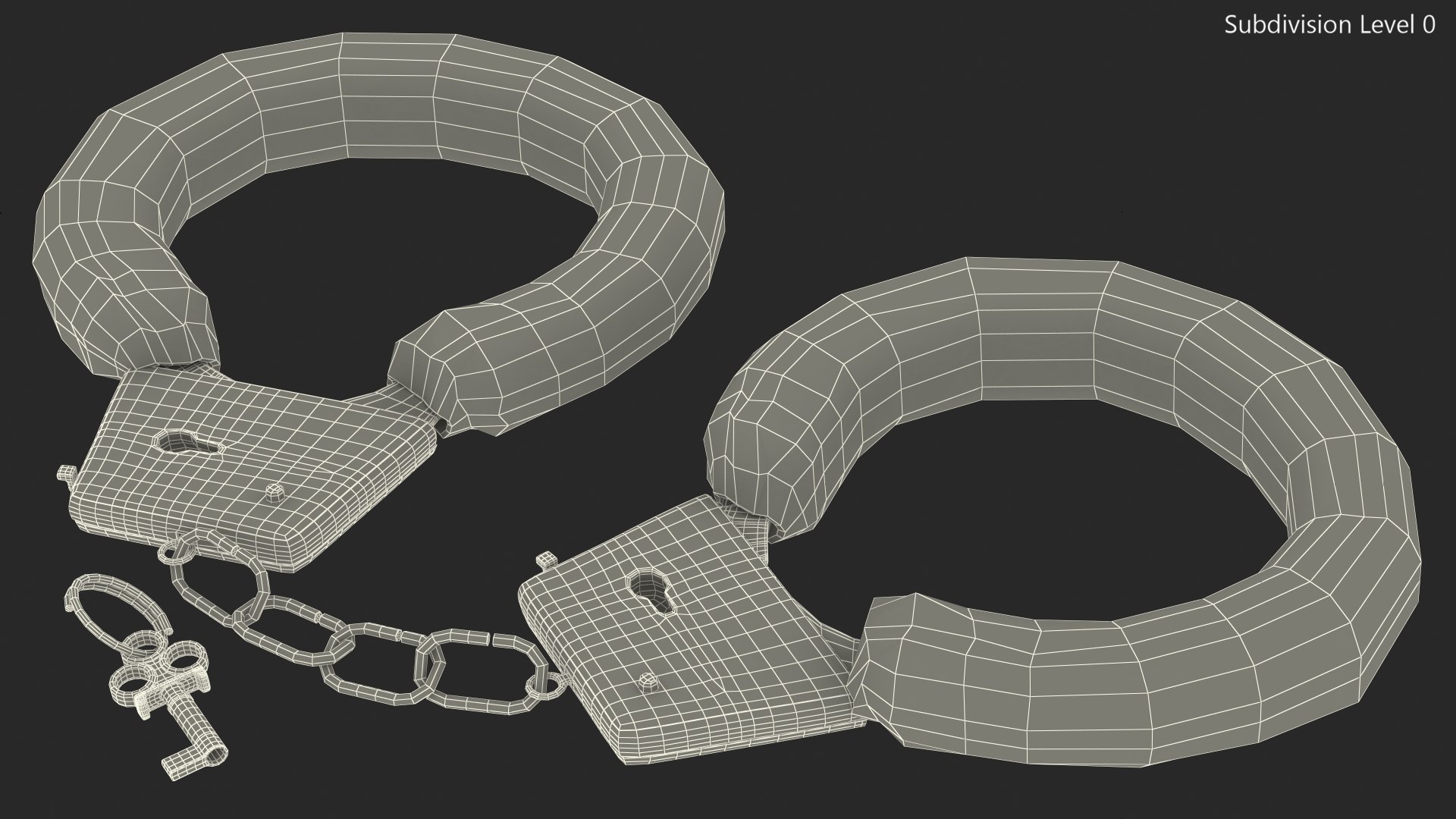 3D Pink Handcuffs Hand Cuffs Model - TurboSquid 1702752