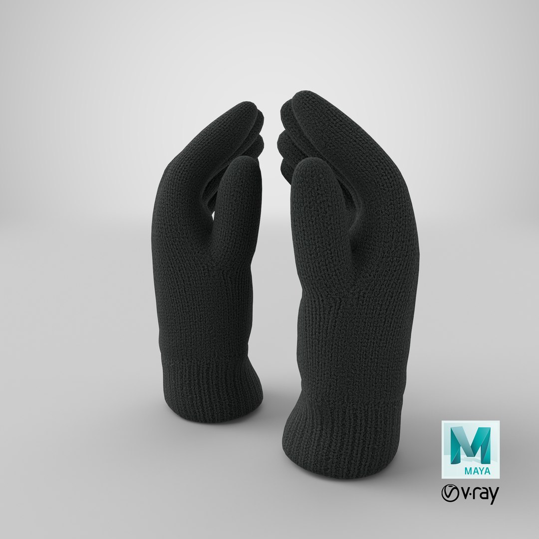 Realistic gloves 2 model - TurboSquid 1535248