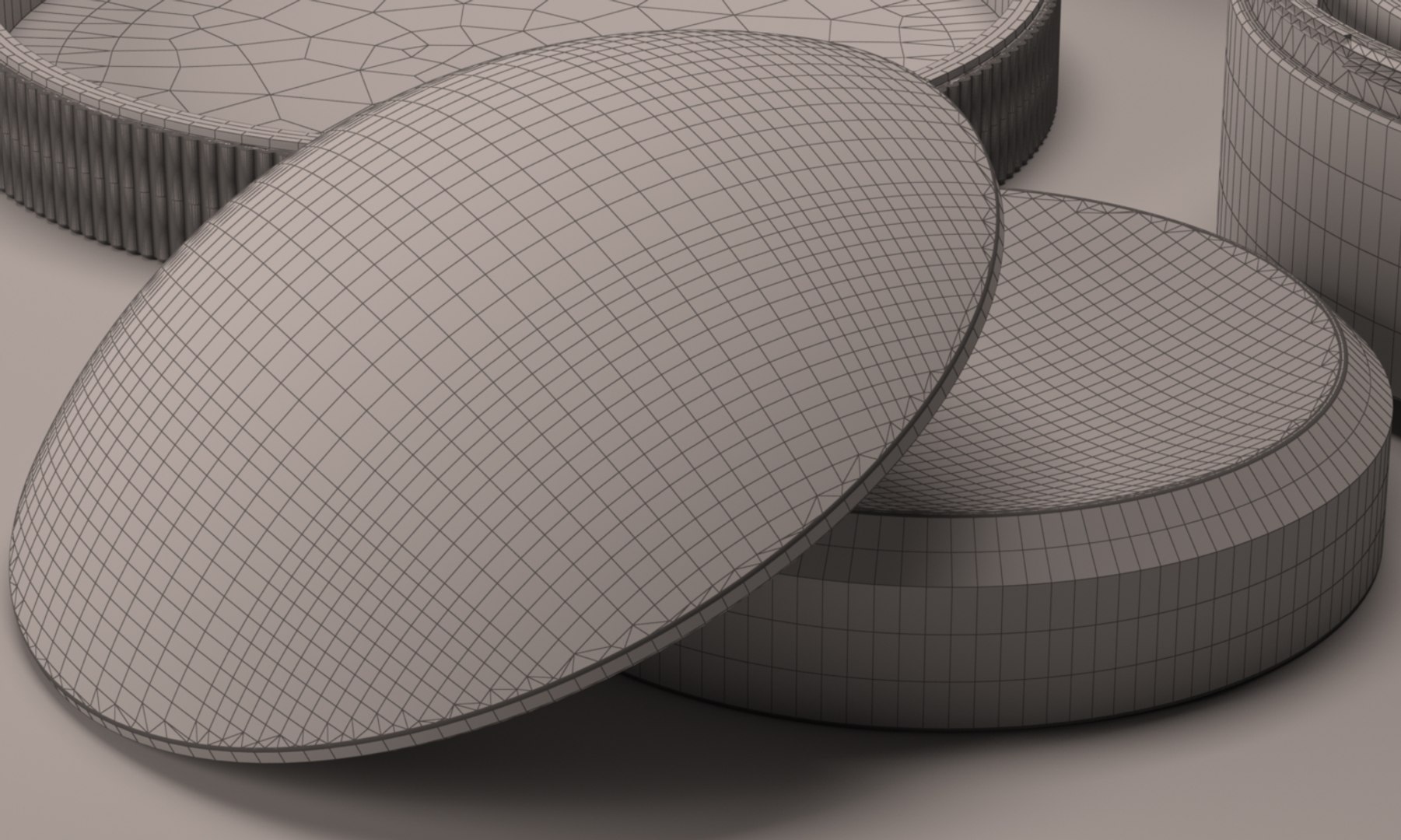 3d Model Of Macro Lens 58 Mm