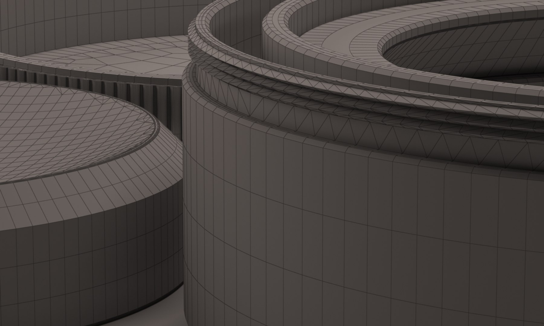 3d Model Of Macro Lens 58 Mm