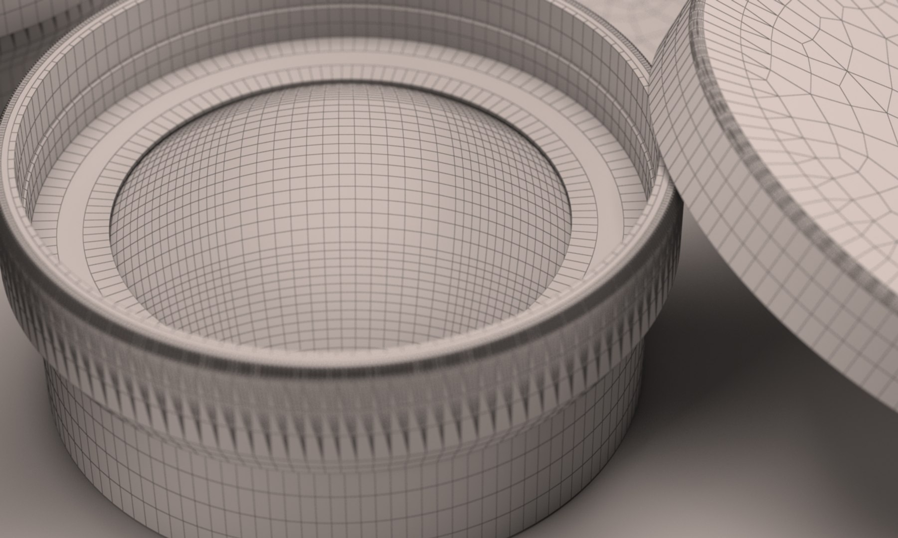 3d Model Of Macro Lens 58 Mm