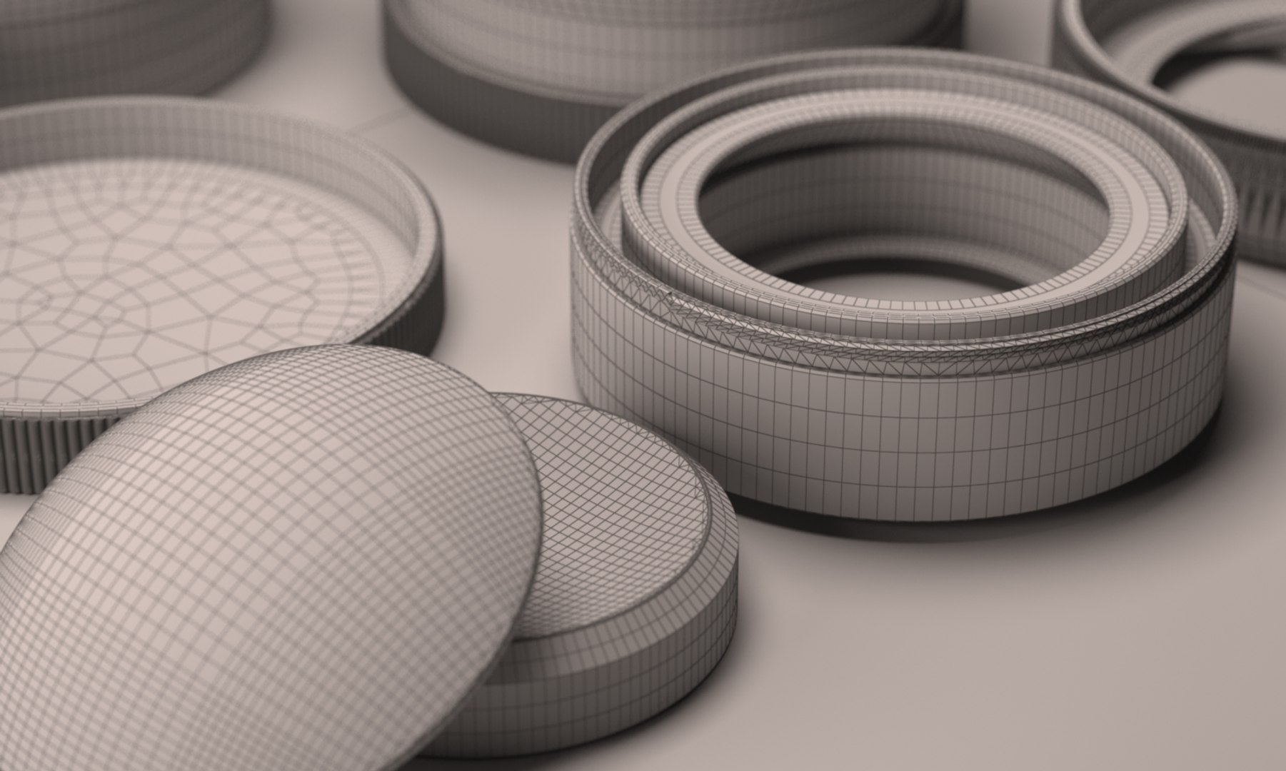 3d Model Of Macro Lens 58 Mm