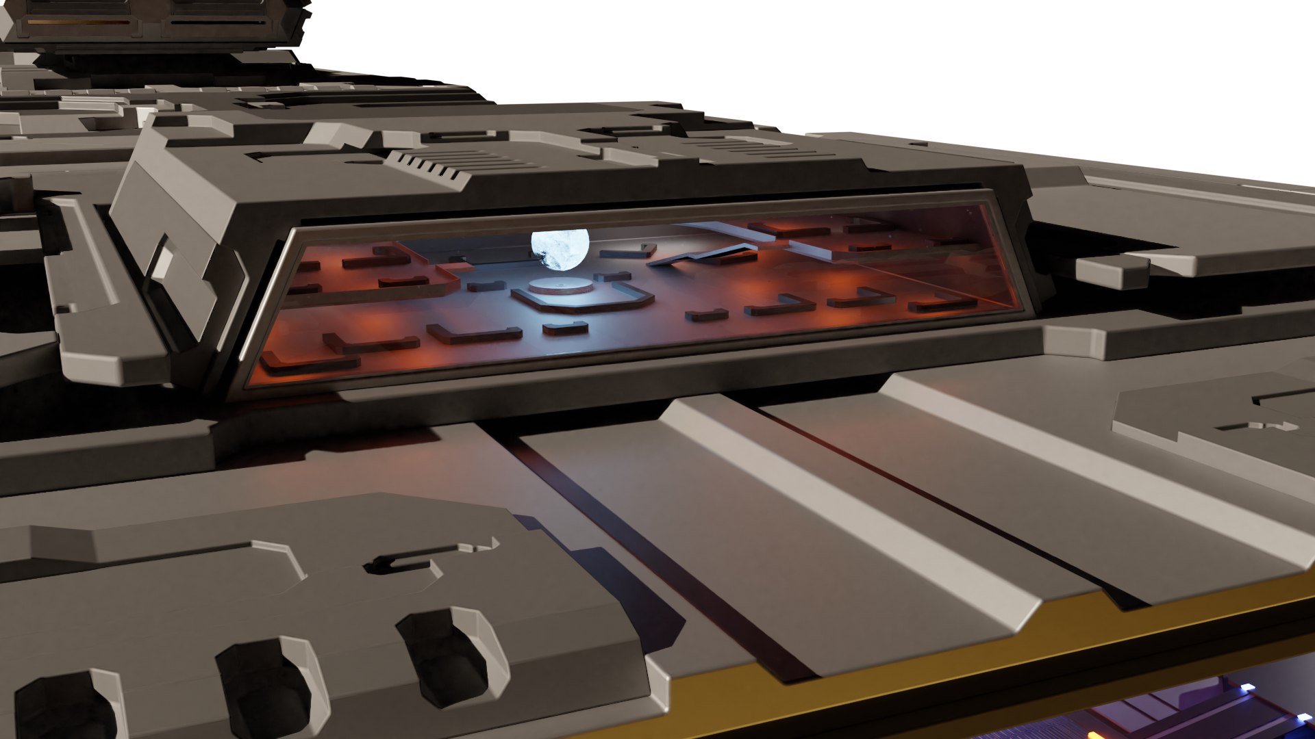 Space Carrier 3D Model - TurboSquid 1515279