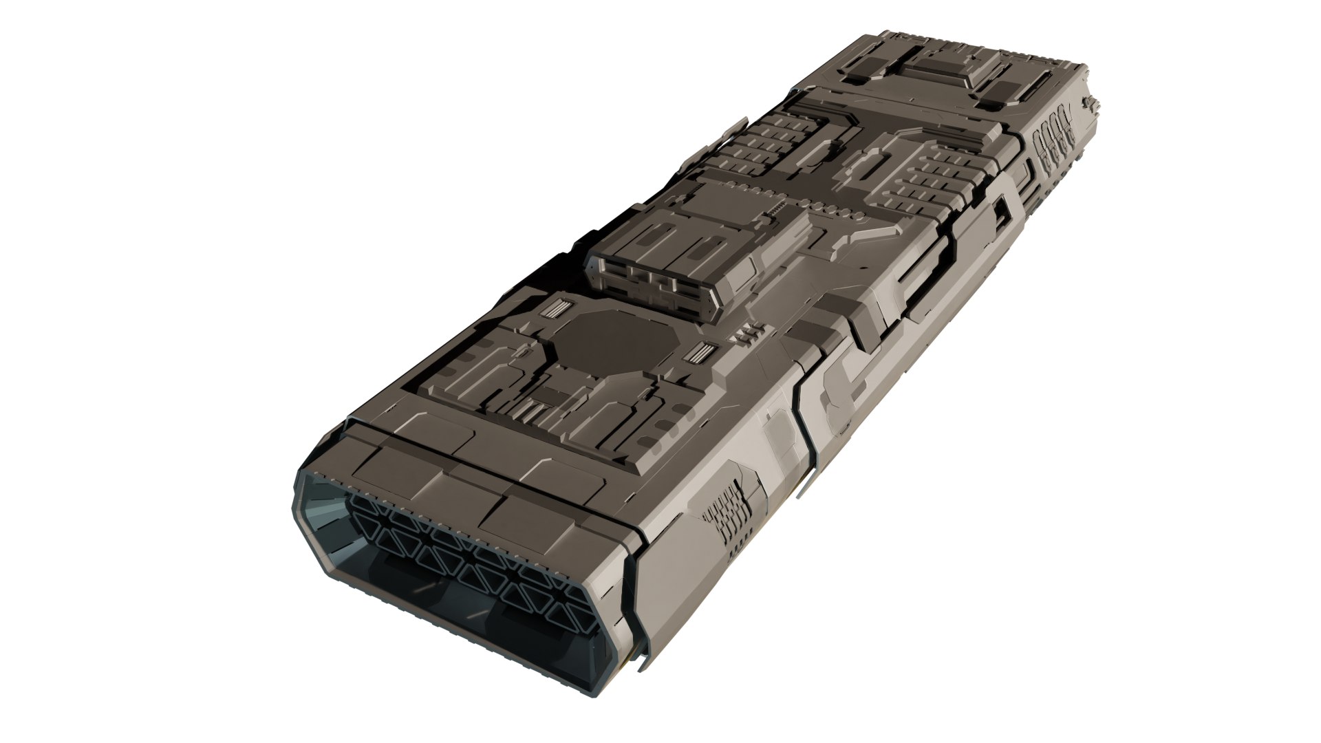 Space Carrier 3D Model - TurboSquid 1515279