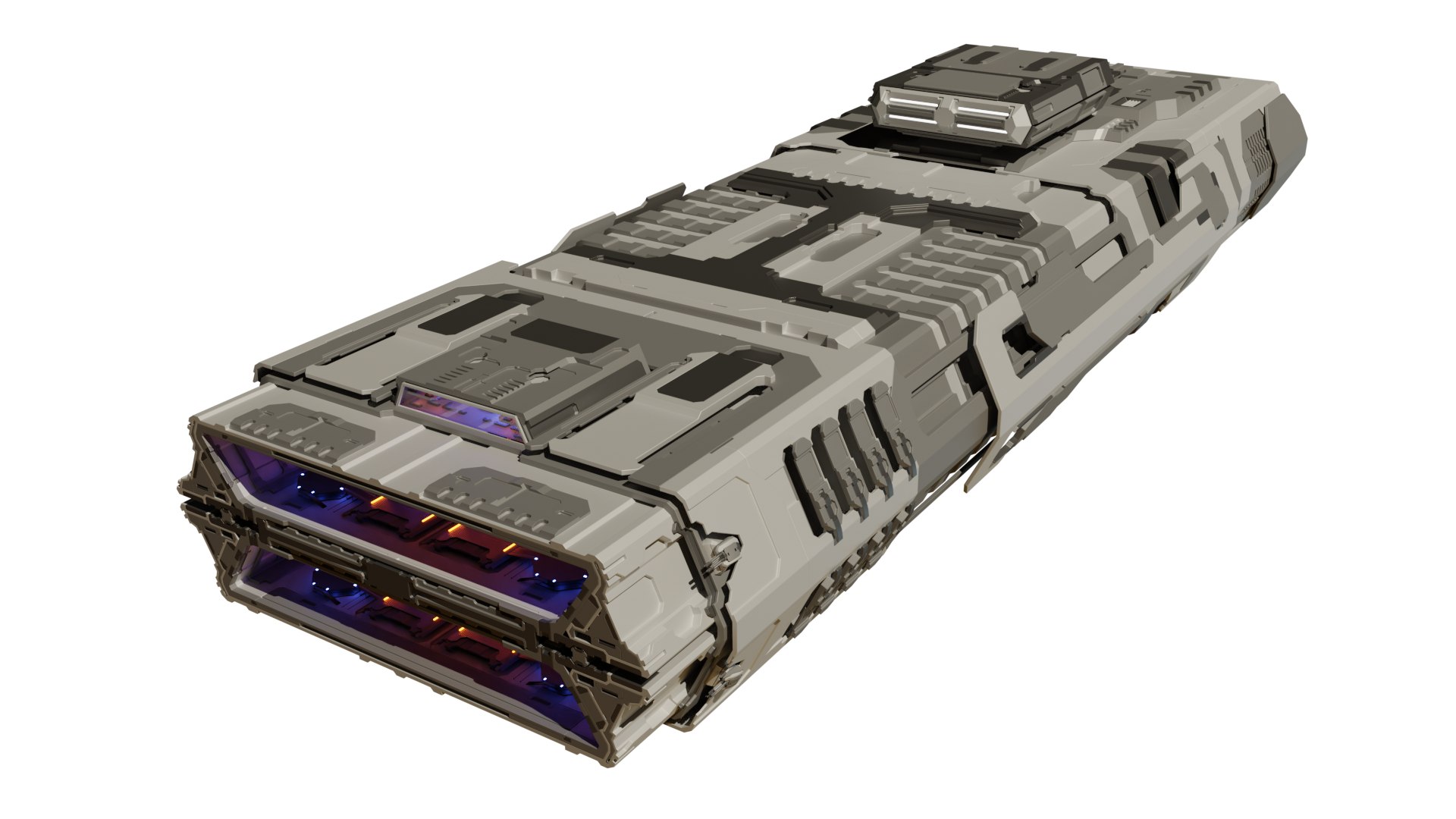 Space Carrier 3D Model - TurboSquid 1515279