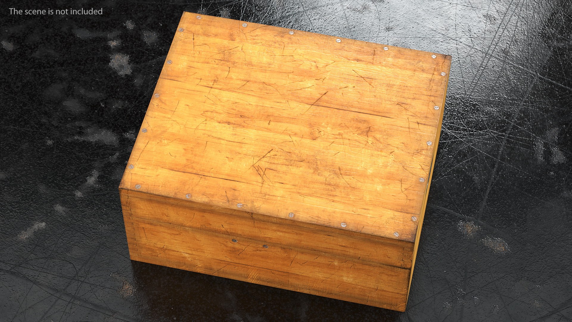 3D Old Wooden Case Model - TurboSquid 1851848