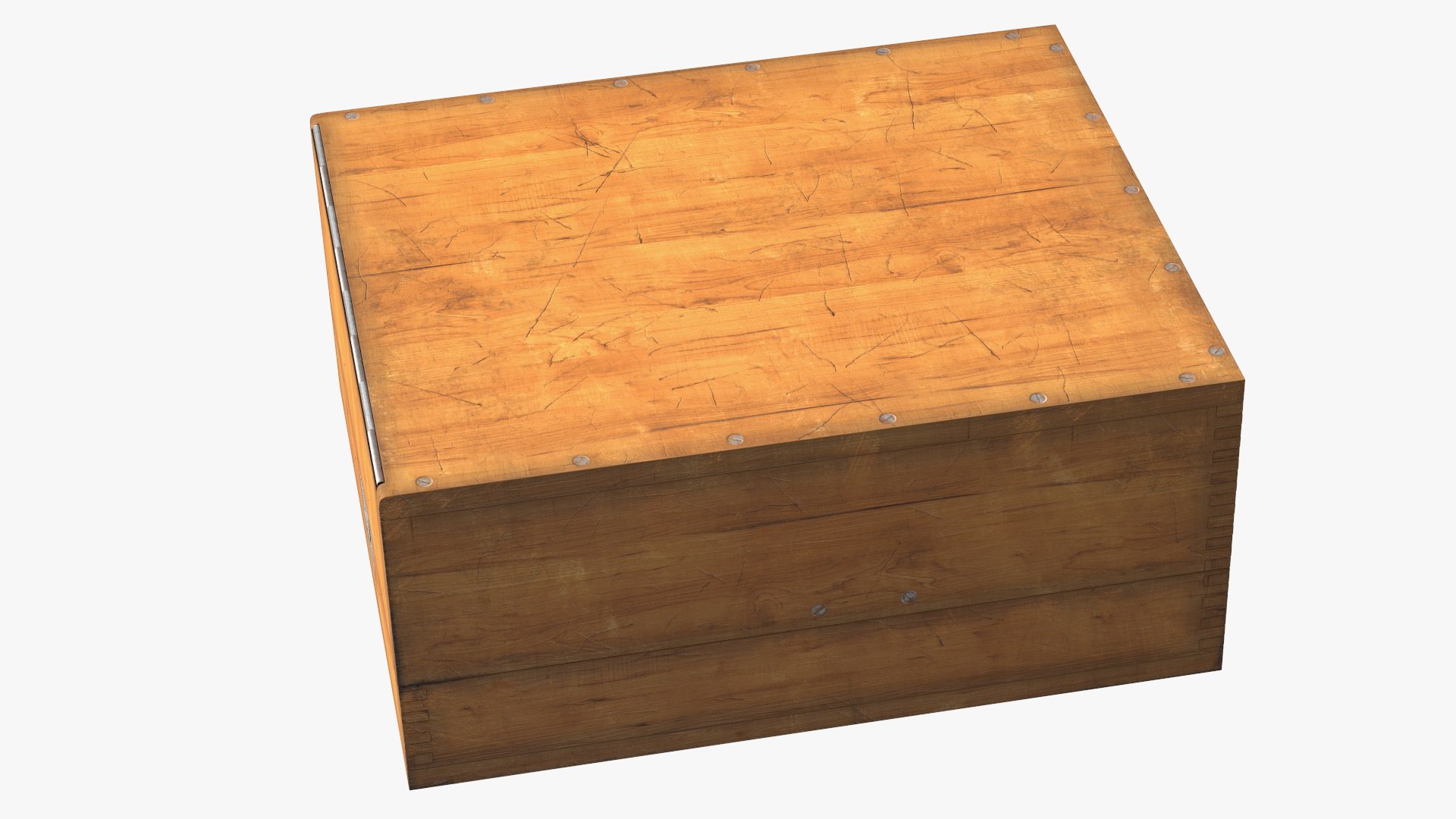 3D Old Wooden Case Model - TurboSquid 1851848