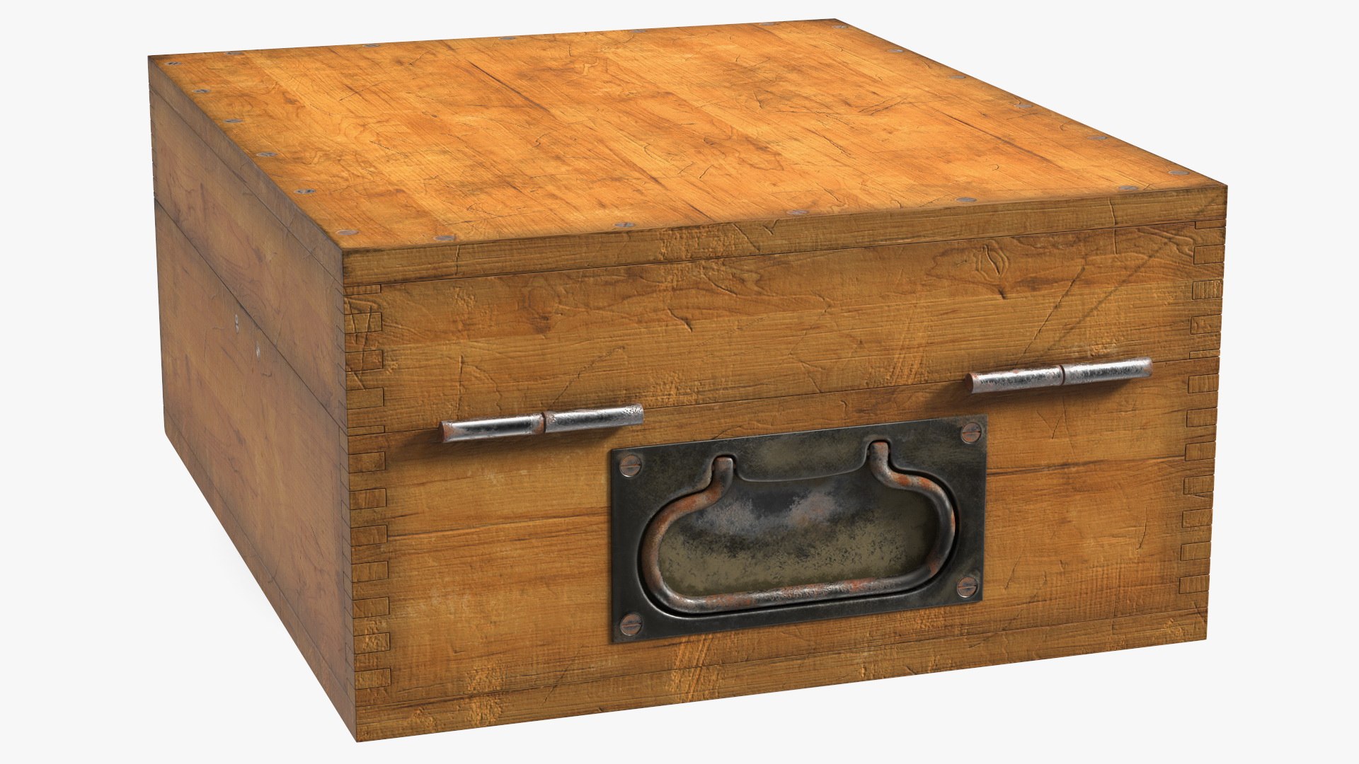 3D Old Wooden Case Model - TurboSquid 1851848