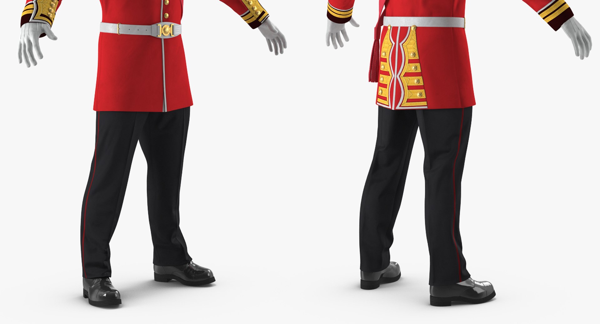 3d 3ds Irish Guard Sergeant Uniform