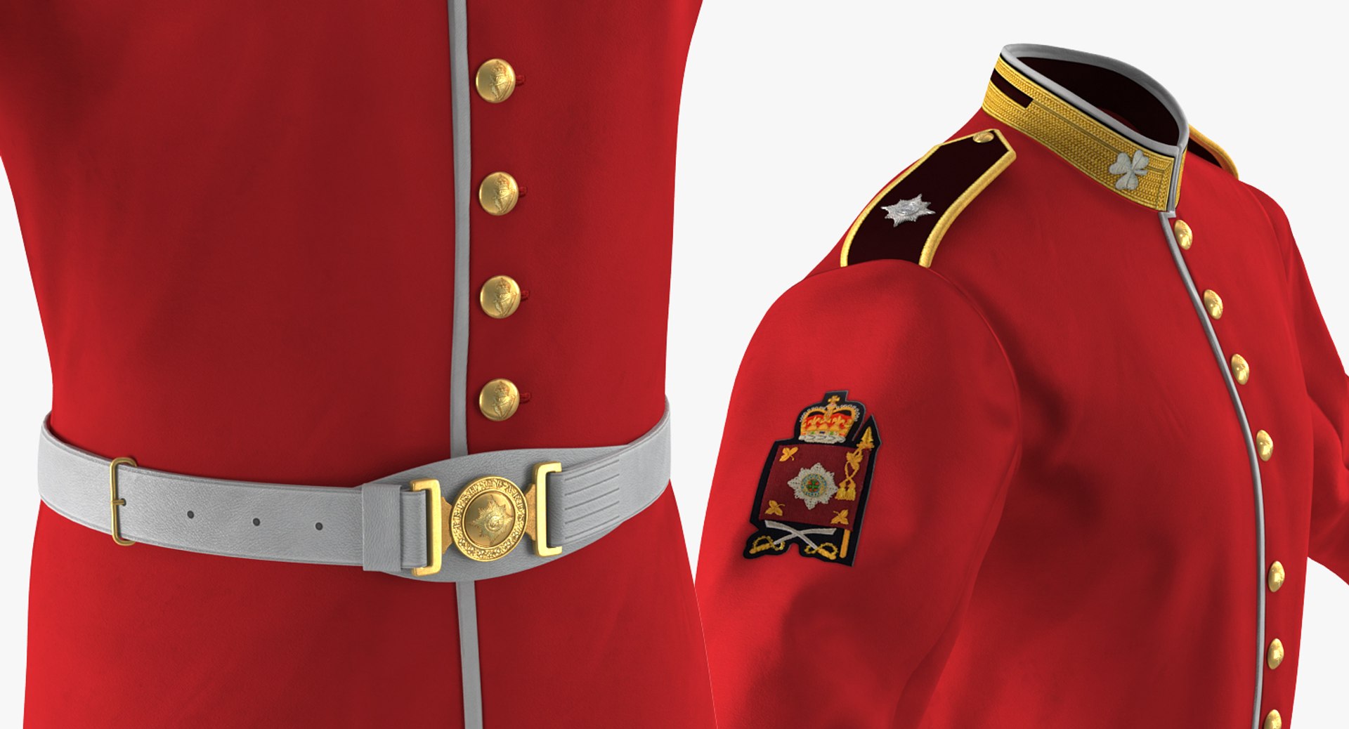 3d 3ds Irish Guard Sergeant Uniform