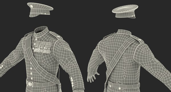 3d 3ds irish guard sergeant uniform