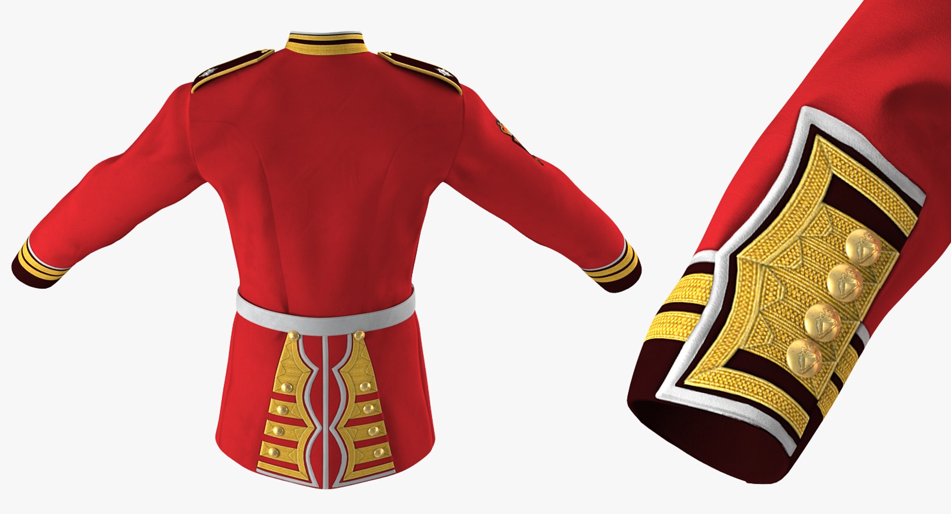 3d 3ds Irish Guard Sergeant Uniform
