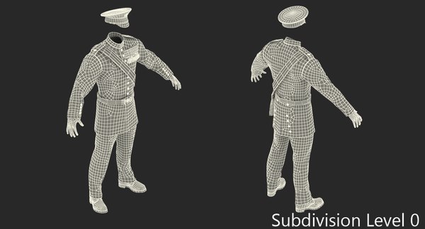 3d 3ds irish guard sergeant uniform