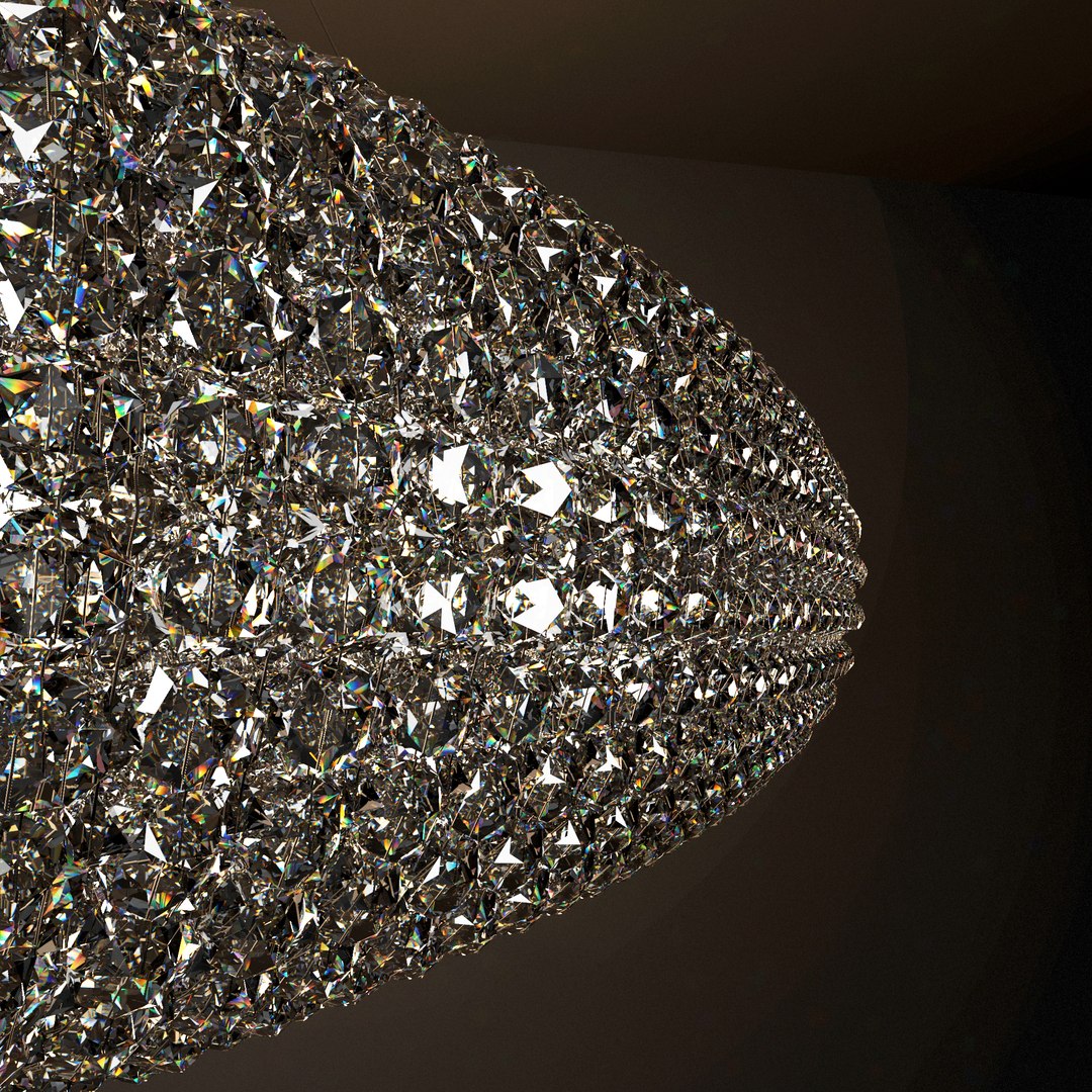 3d Design Chandelier Interior Model