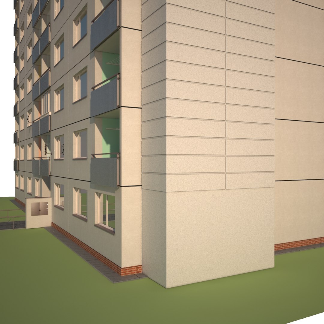 3d Flat Building