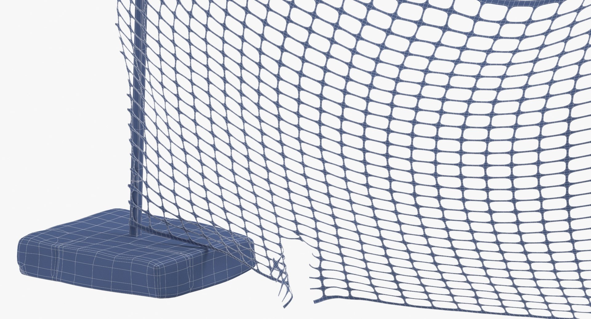 Safety Netting Short Damaged 3D - TurboSquid 1866023