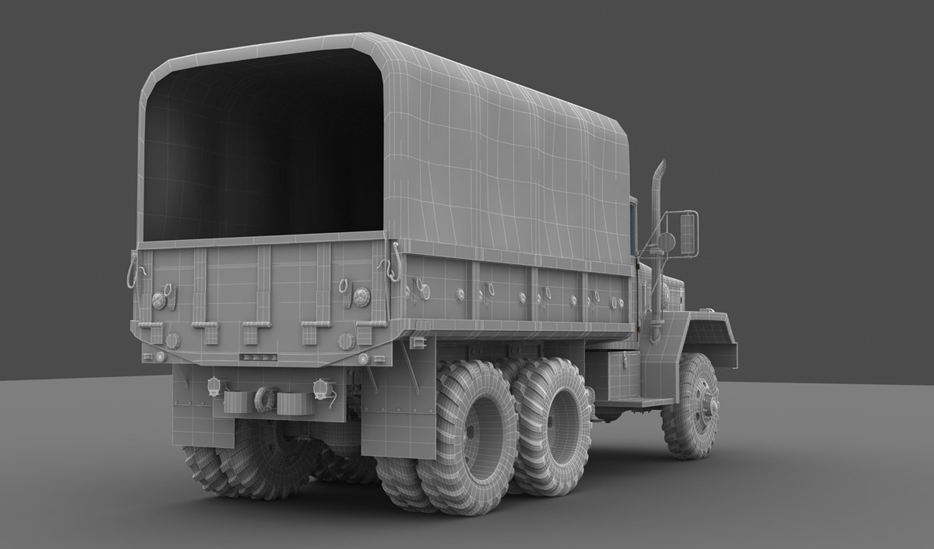 M35 Ww2 Truck 3d Model