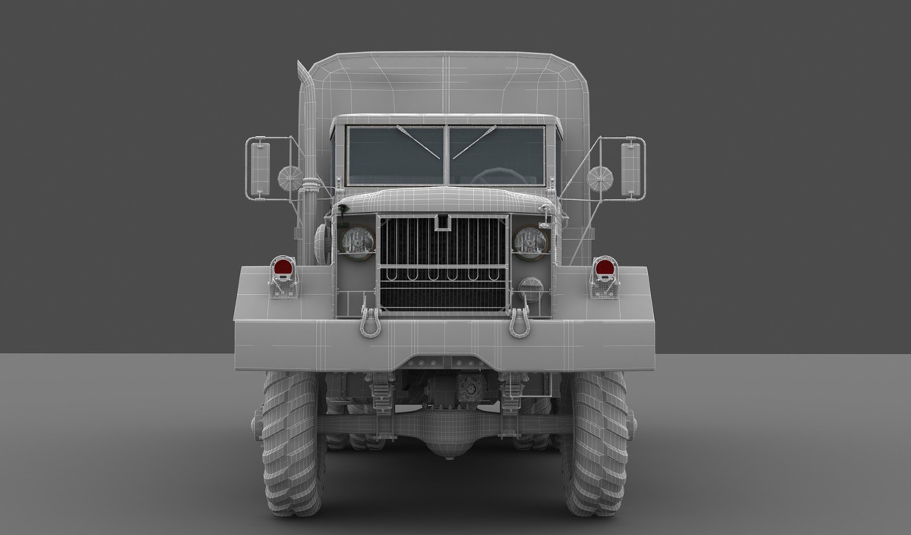M35 Ww2 Truck 3d Model