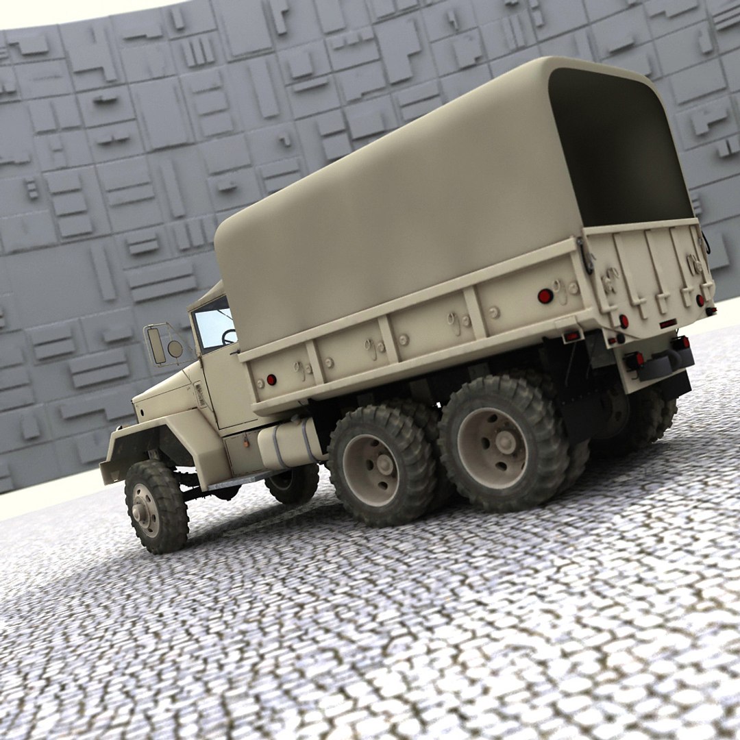M35 Ww2 Truck 3d Model