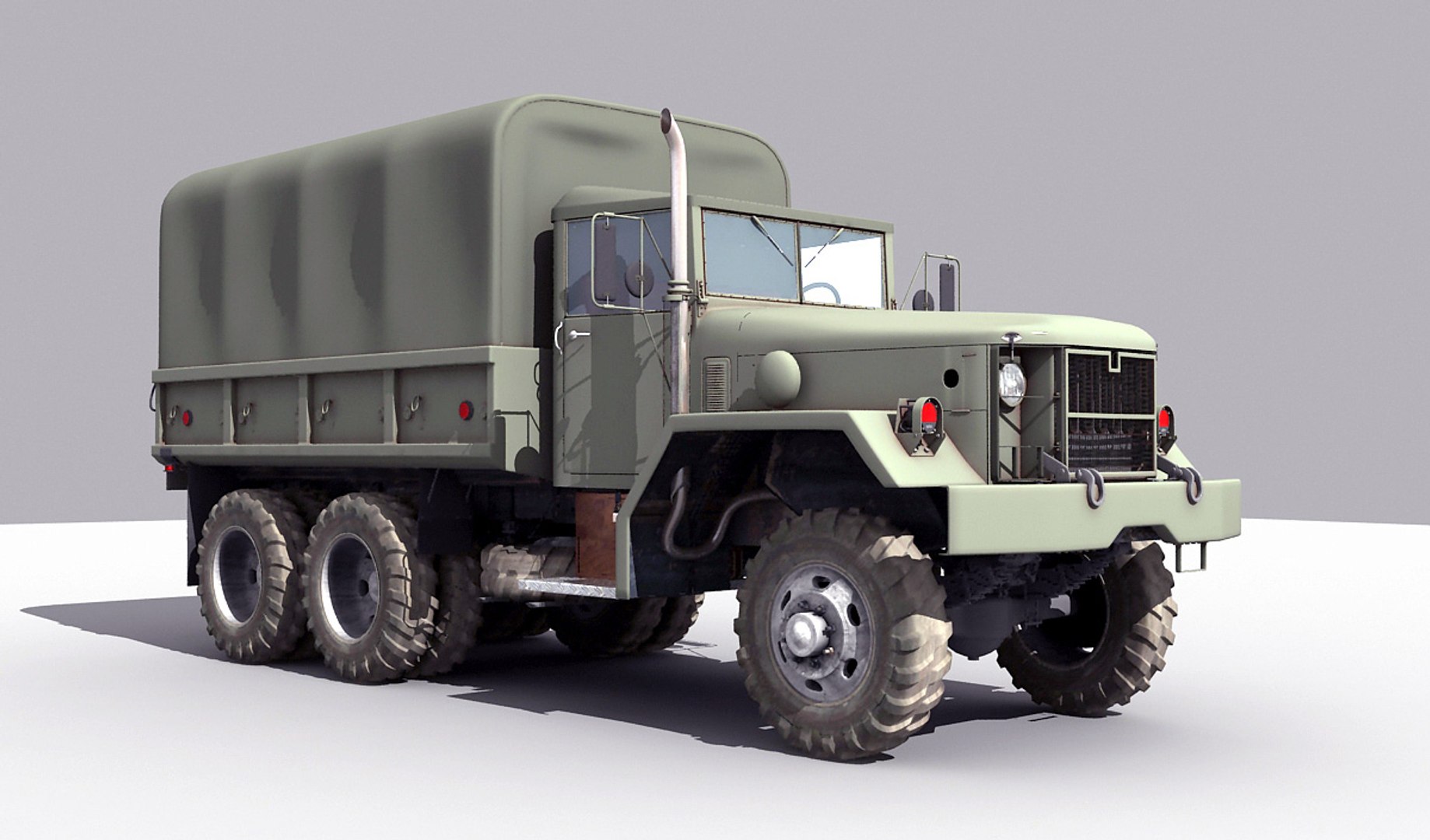 M35 Ww2 Truck 3d Model