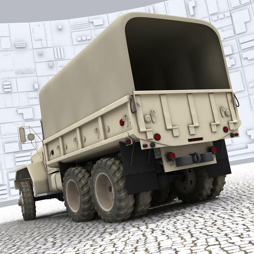M35 Ww2 Truck 3d Model