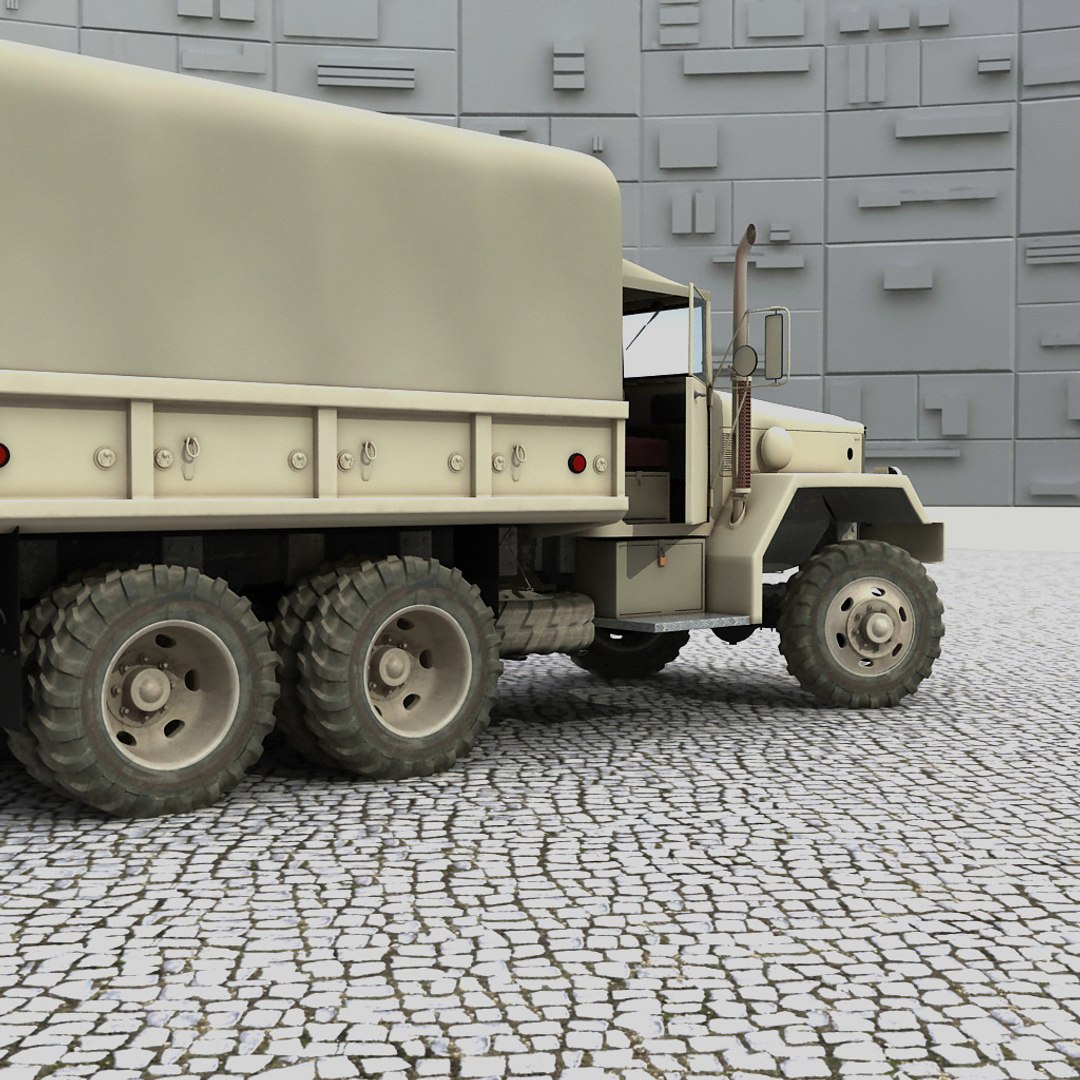 M35 Ww2 Truck 3d Model