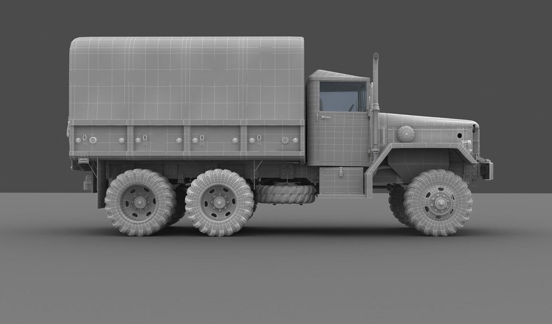 M35 Ww2 Truck 3d Model