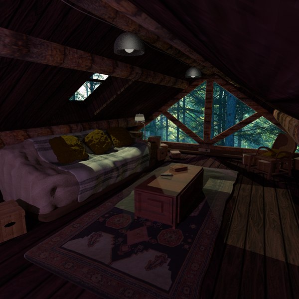 3D Attic Models | TurboSquid