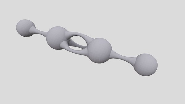 3D Acetylene Molecule With PBR 4K 8K model - TurboSquid 1941592