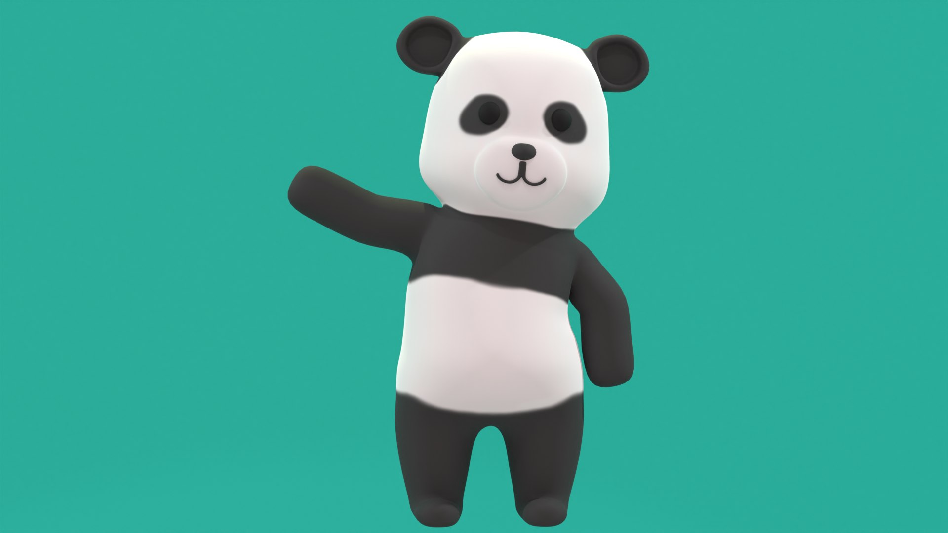 3D Panda Model - TurboSquid 1888592