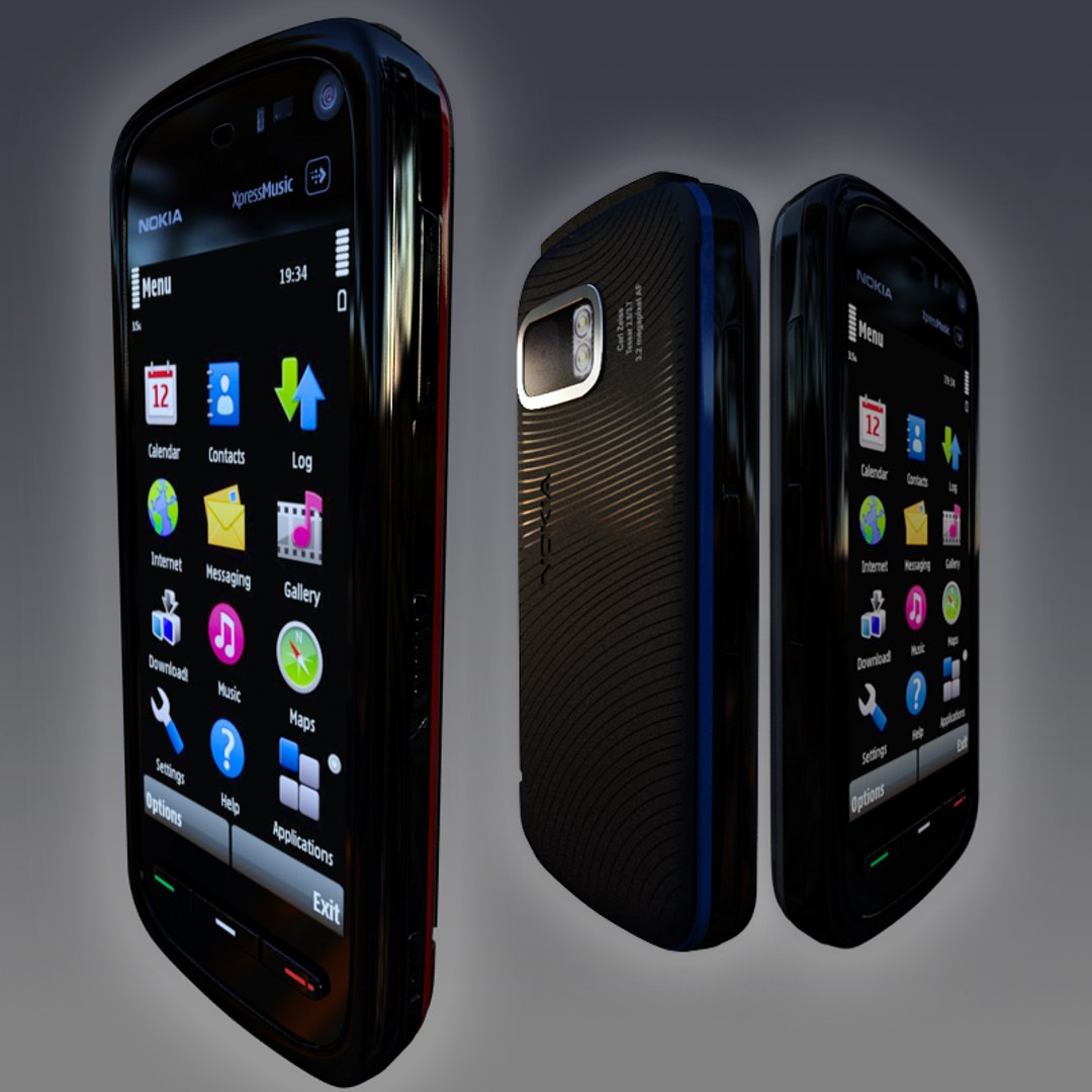 3d model nokia 5800 xpress