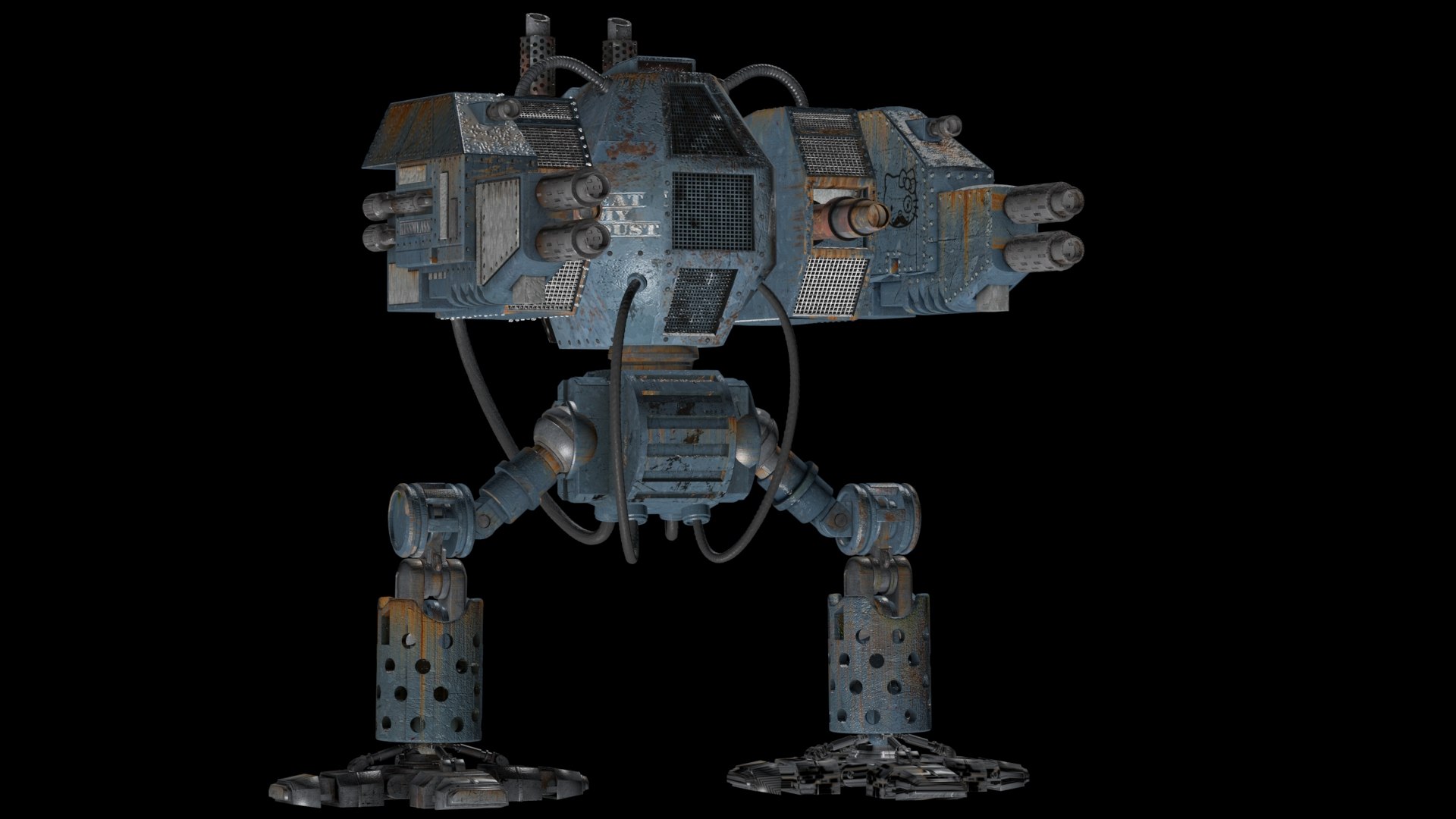 Robot Mech Warrior 3d Model