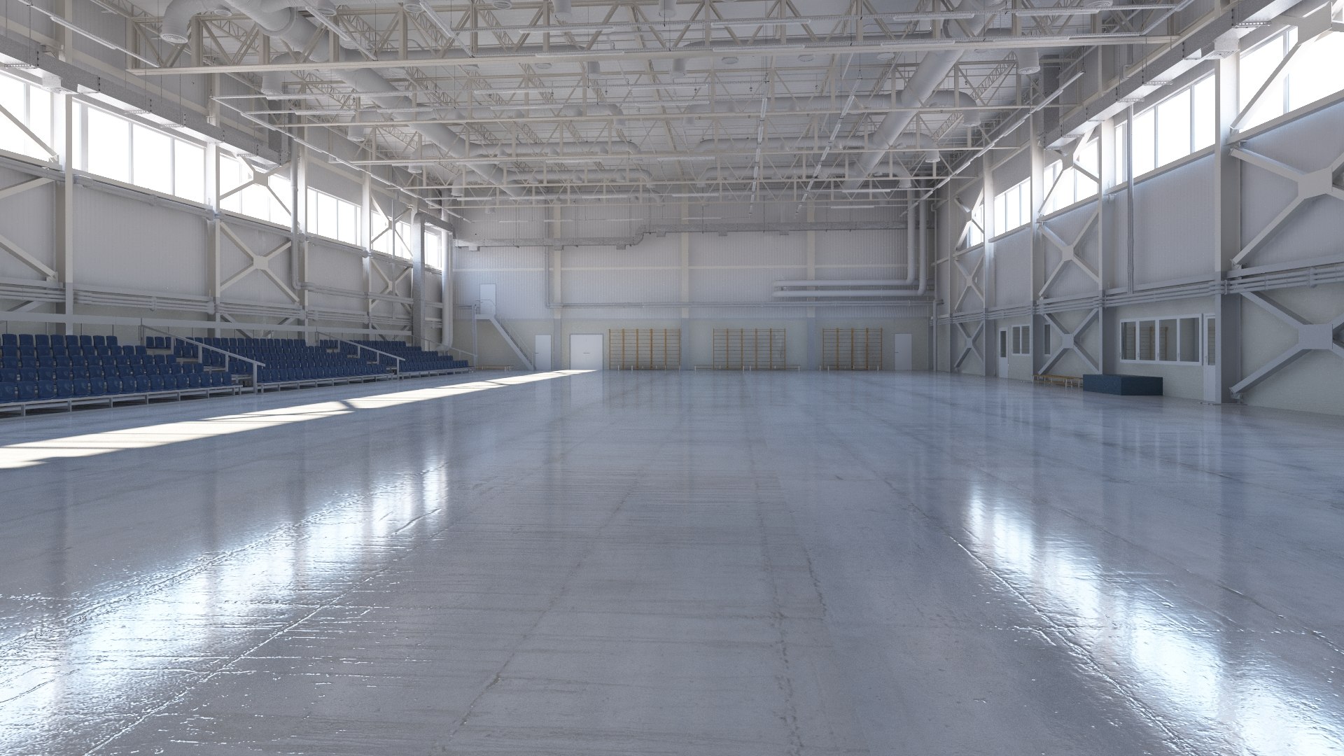 Indoor Base Arena 1 3D model - TurboSquid 2015541