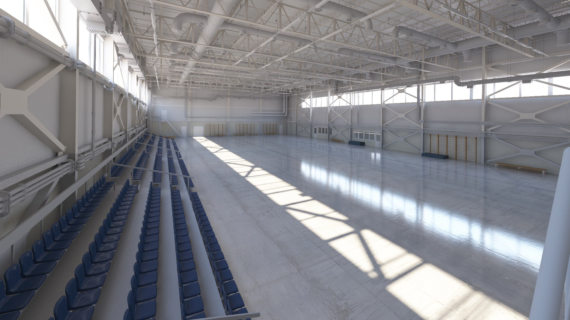 Indoor Base Arena 1 3D model - TurboSquid 2015541