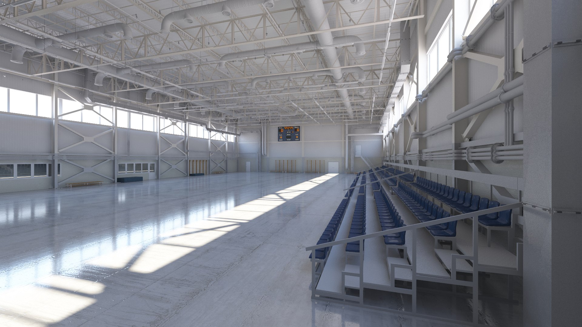 Indoor Base Arena 1 3D model - TurboSquid 2015541
