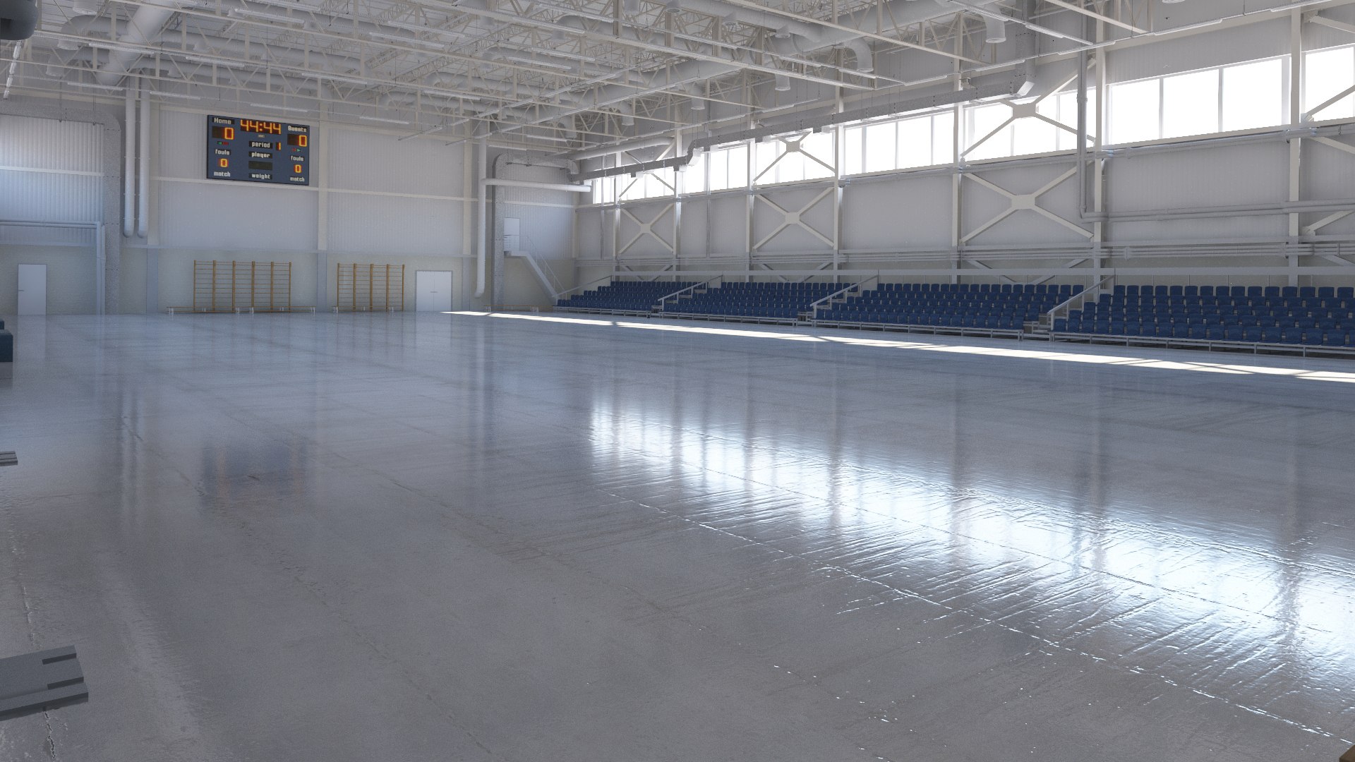 Indoor Base Arena 1 3D model - TurboSquid 2015541